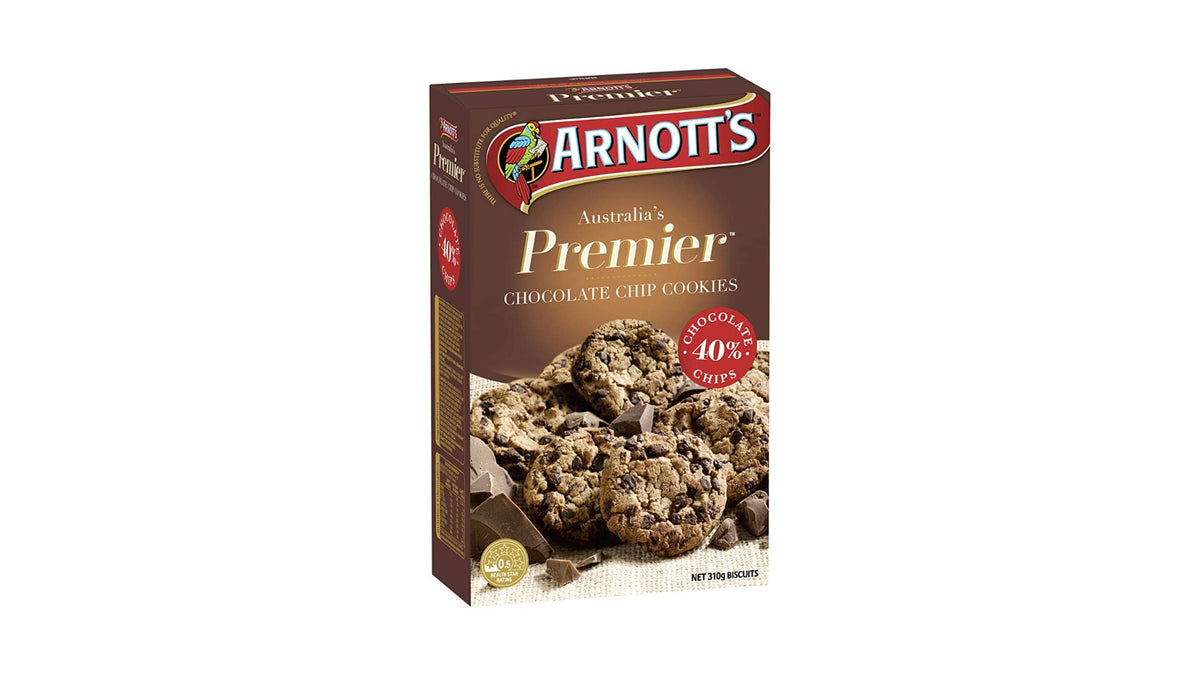 Arnotts Premier Chocolate Chip Cookies 310g – Press & Grocers Co.