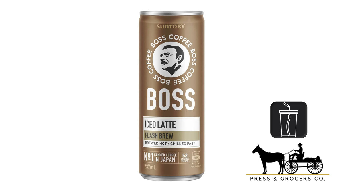 BOSS Iced Latte 237ml – Press & Grocers Co.