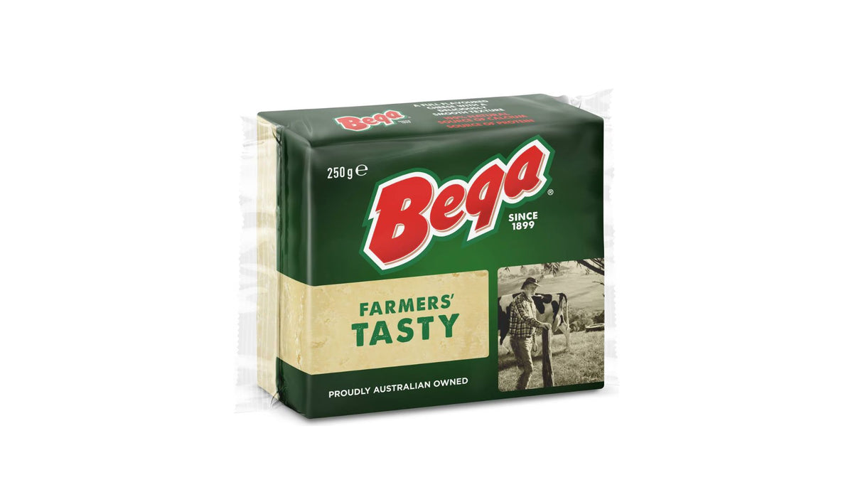 Bega Tasty Cheese Block 250g – Press & Grocers Co.