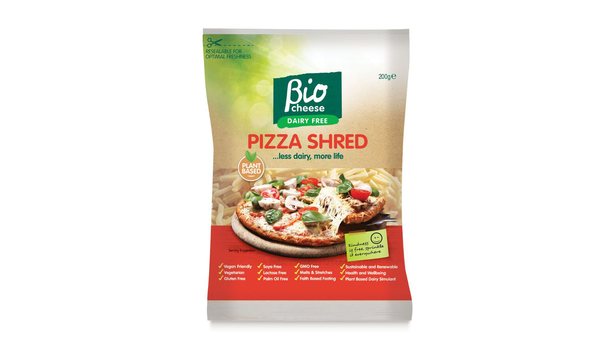 Bio Cheese Dairy Free Pizza Shred 200g – Press & Grocers Co.