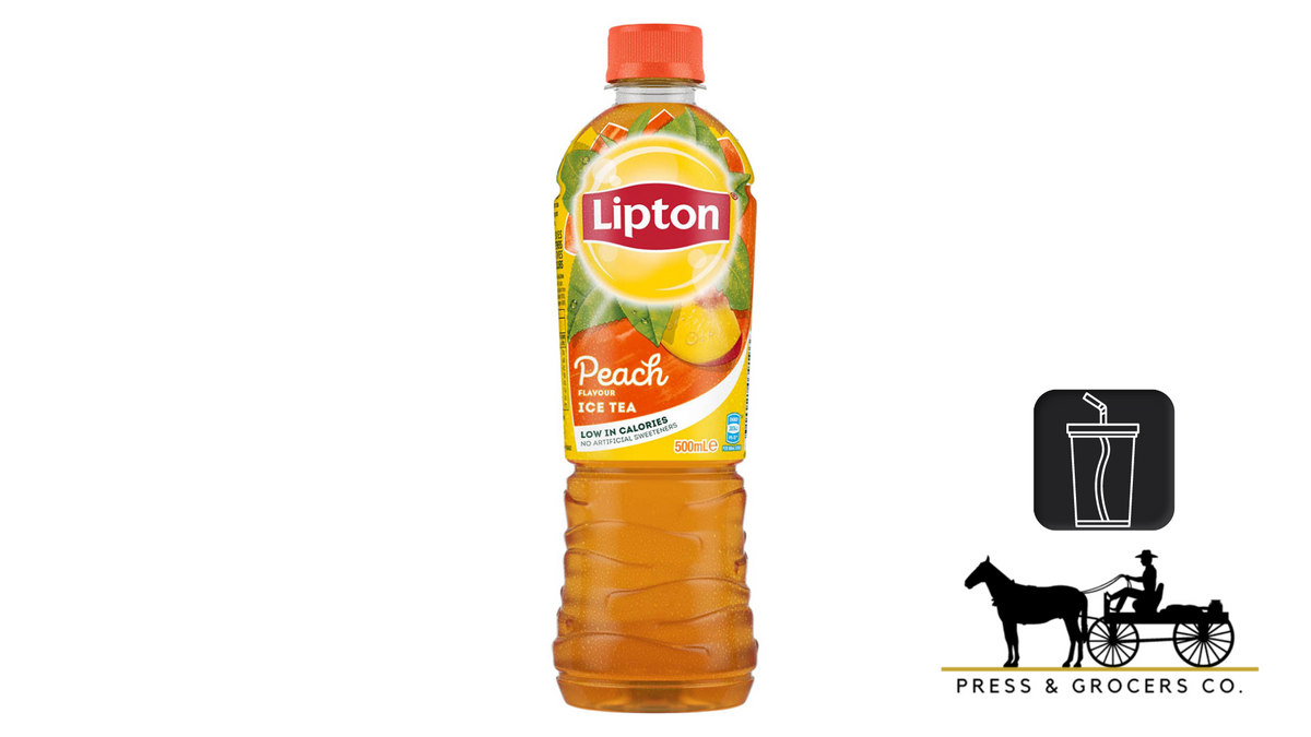 Lipton Peach Iced Tea 500ml – Press & Grocers Co.