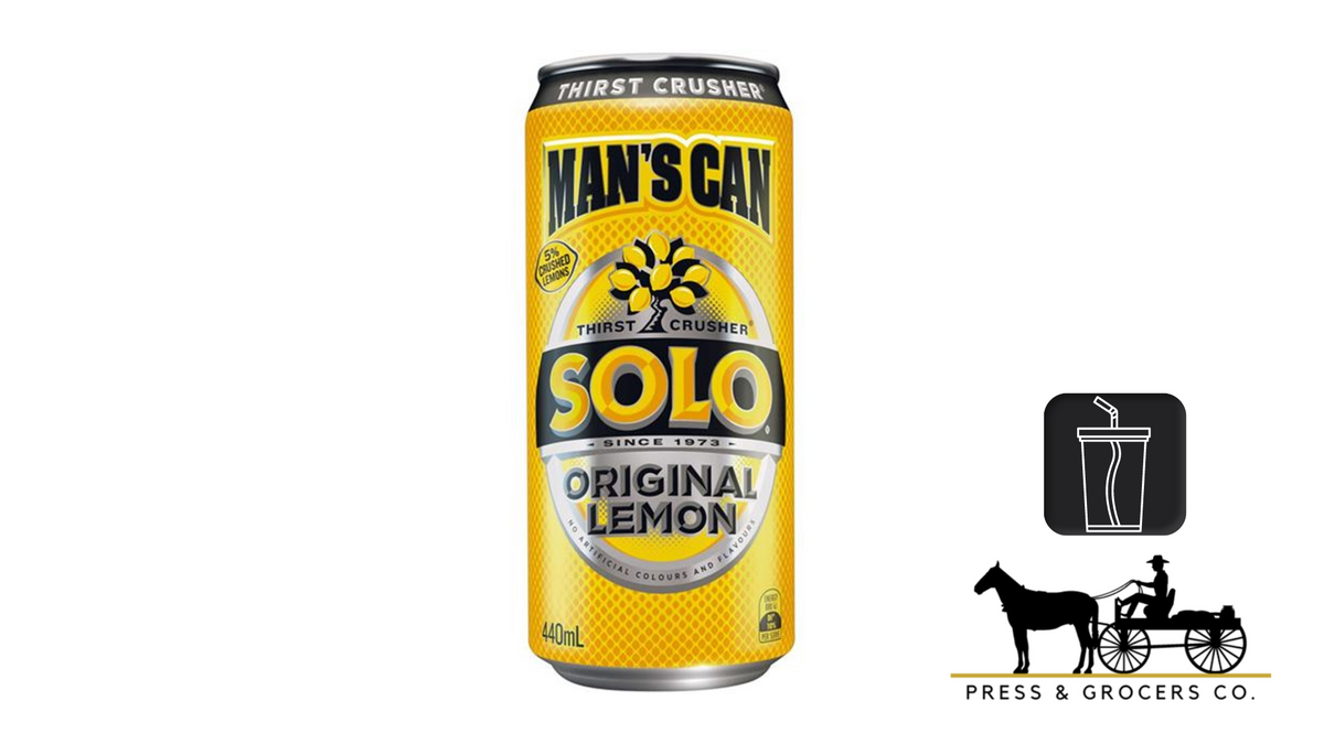 Solo Original Can Lemon 440ml – Press & Grocers Co.