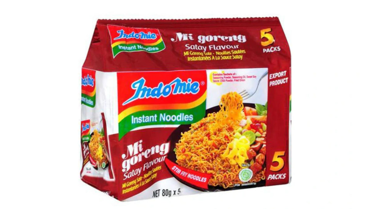 Indomie Noodles Satay 5pk 400g – Press & Grocers Co.