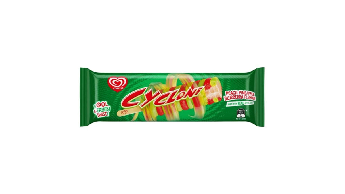 Paddle Pop Cyclone Peach Pineapple Blueberry Ice Block – Press ...