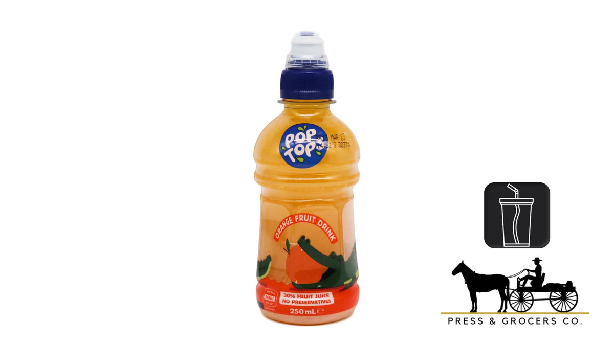Pop Top Orange 250ml – Press & Grocers Co.
