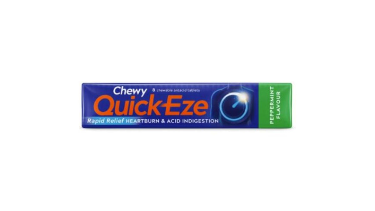 Quick-Eze Antacid Chewable Tablets Peppermint 8pk – Press & Grocers Co.
