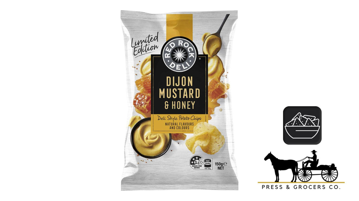 Red Rock Deli Chips Dijon Mustard & Honey 150g – Press & Grocers Co.