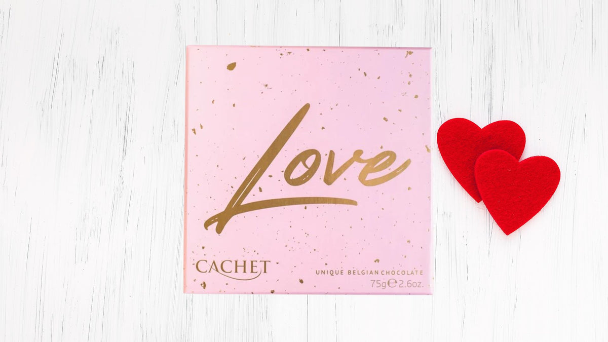 Cachet Assorted Chocolates LOVE Cube Box 75g – Press & Grocers Co.
