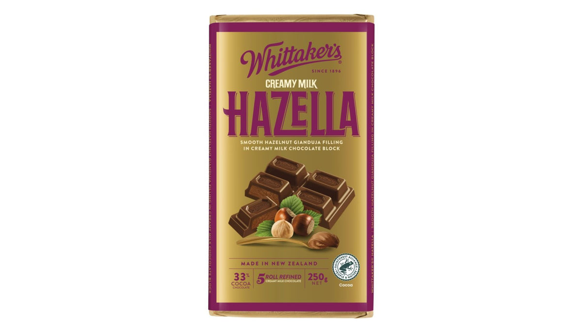 Whittaker's Hazella 250g – Press & Grocers Co.