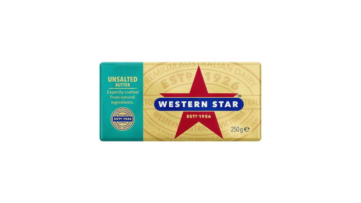 Western Star Unsalted Butter 250g – Press & Grocers Co.