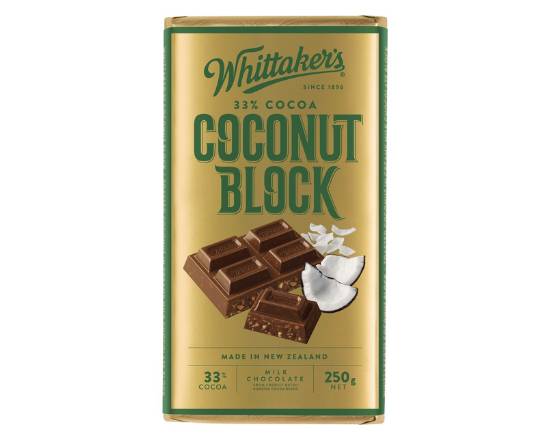 Whittaker's Coconut Block 250g – Press & Grocers Co.