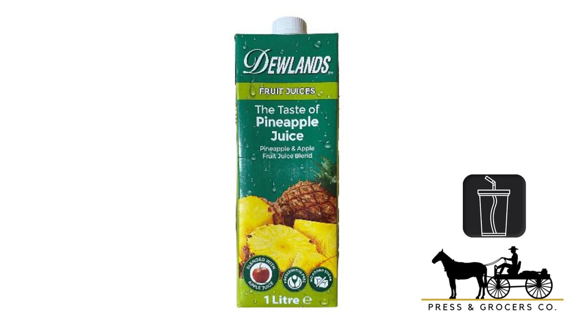 Dewlands Fruit Juice Pineapple Apple 1L – Press & Grocers Co.