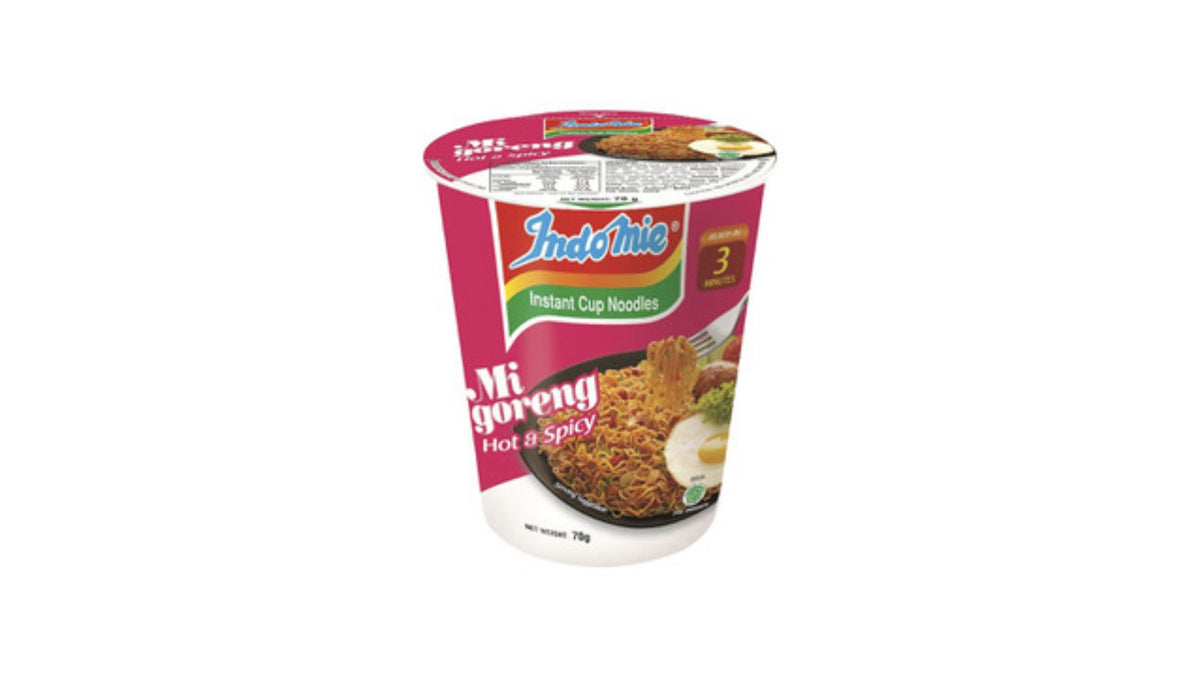 Indomie Hot & Spicy Cup Noodles 70g – Press & Grocers Co.