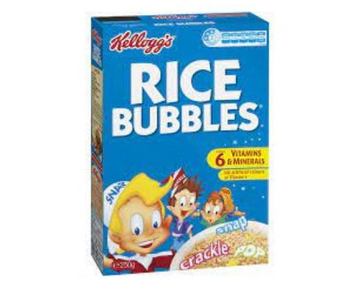 Kellogg's Rice Bubbles Puffed Rice Breakfast Cereal 250g – Press ...
