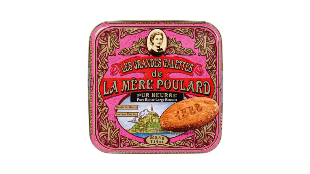 Les Palets de La Mere Poulard Butter Biscuits Tin 202.5g – Press ...