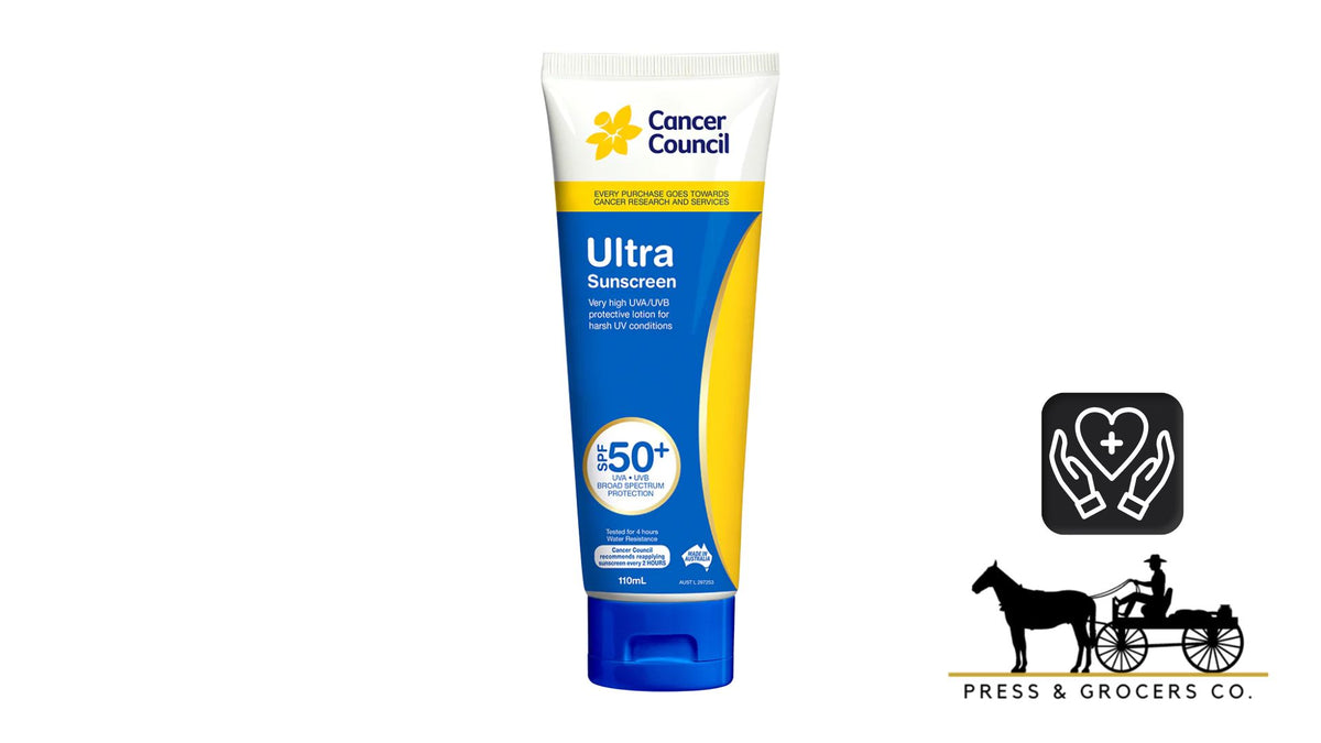 Cancer Council Ultra Sunscreen SPF50+ 110ml – Press & Grocers Co.