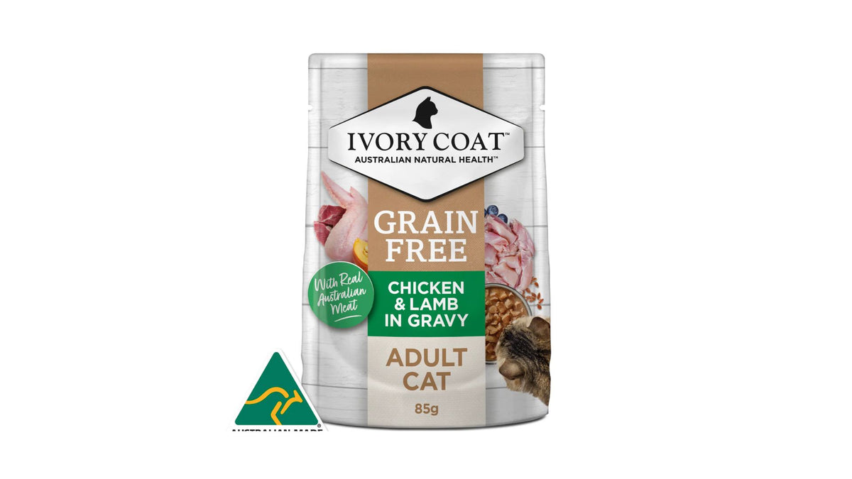 Ivory Coat Adult Cat Chicken & Lamb In Gravy 85g – Press & Grocers Co.