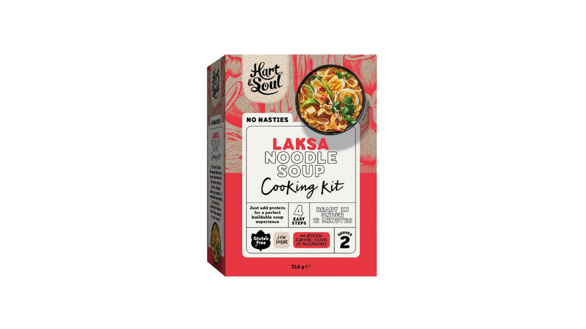 Hart & Soul Laksa Noodle Soup Cooking Kit 316g – Press & Grocers Co.